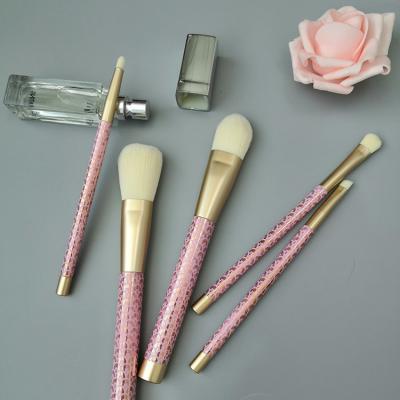 China De Borstel Vastgestelde 5PCS Zachte Synthetische Haar van de premie bloost het Kosmetische Make-up voor Poeder Oogschaduw Te koop
