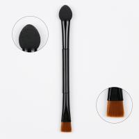 China Mini Makeup Kit Eyeshadow Brushes Double Ended Sponge Head Plastic Handle 10000 Pcs MOQ for sale