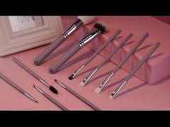 Taro Purple cosmetic Makeup Brush Set 10 piece brush set for daily makeup