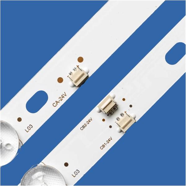 Quality JS-D-JP395DM-A81EC JS-D-JP395DM-B81EC 3PCS/SET Bar Led Strips for XC-402 TV for sale