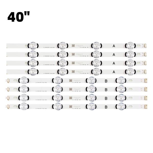 Quality 1- and 50000 Hour Working Lifetime XC-004 LED Backlight Strips 40 inch FOR LG innotek DRT 3.0 40'' B type Rev.1.2 140818 for sale