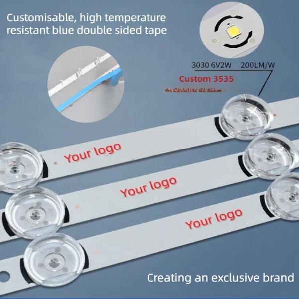 Quality 200lm/w Aluminum LED Backlight Strip for Hisense LED43K300U 42K20JD LED43T11N TV for sale