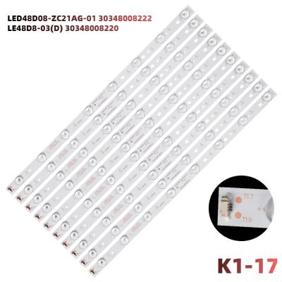 Quality XC-1672 8 Light Led48d08-zc21ag-01 Repair Le48d8-03 d Led Tv Backlight Strip for sale