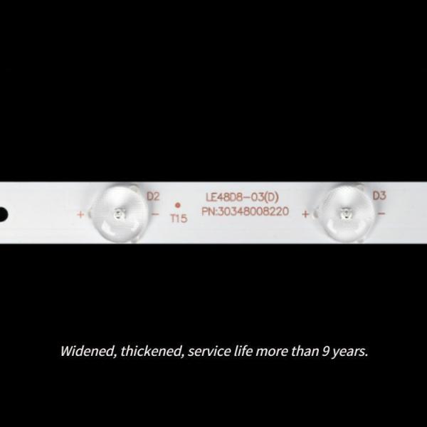 Quality XC-1672 LED Strip for Haier LE48AL88C88 LE48A30N LA48A31 LE48A31 LED48D08-ZC21AG for sale