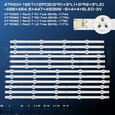 Quality 50000 Working Time XC-032 47'' ROW2.1 REV0.7 R1-TYPE LED Backlight for LG for sale