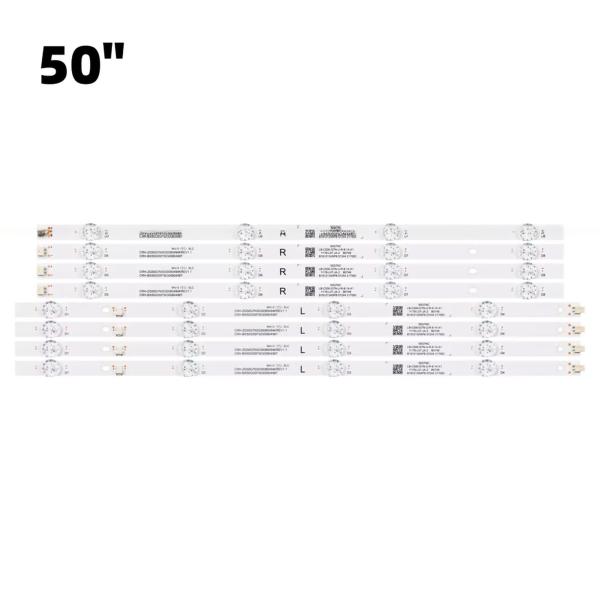 Quality XC-1935 LED Backlight strip 8 lamp for JL.D50081330-002AS-M V01 CRH-ZG50G7N3030080494KREV1.0 REV1.1 LB-C500-G7N U50H7S U50H7N for sale