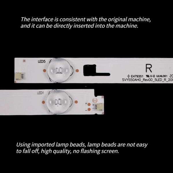 Quality LED Rigid Strip Light for Sony 55" TV KDL SVY550AH0 REV00 5LED L/R 150223 Not for sale