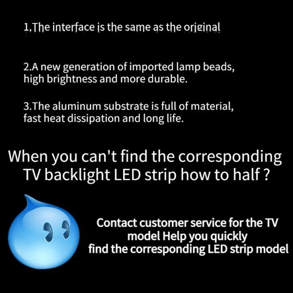 Quality LED Rigid Strip Light for Sony 55" TV KDL SVY550AH0 REV00 5LED L/R 150223 Not for sale