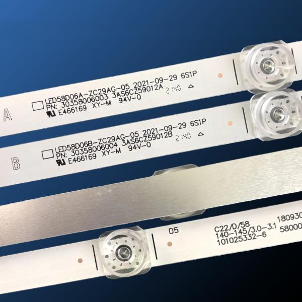 Quality XC-2158 Hitachi 58C61 LED Strips 10 LED58D06A-ZC29AG-05 30358006004 30358006003 for sale