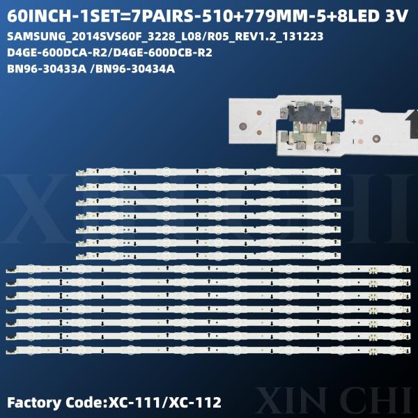 Quality XC-111 Led Tv Backlight Strip for D4GE-600DCA-R2 D4GE-600DCB-R2 UA60H6400 for sale