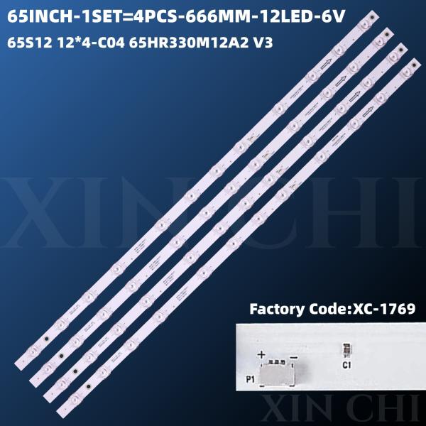 Quality XC-1769 LED Strips 65S12 C04 B02 65HR330M12A2 V3 TCL65LB22 3030F2.4D V0.1 for sale