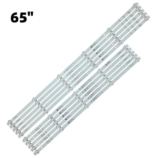 Quality Aluminum Material LED TV Backlight for Xiaomi L65M7-EA MI65D11A-ZC62AG-04D 303MI650004D MI65D11B-ZC62AG-04D 303MI650003D for sale