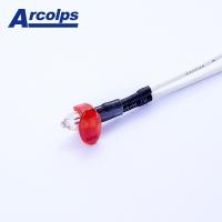 China Household Plastic LED Indicator Light Pilot Flat Head Design for sale