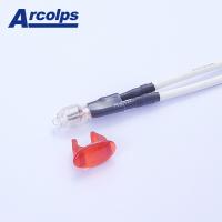 China Household Plastic LED Indicator Light Pilot Flat Head Design for sale