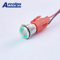 China 16mm 10A Waterproof Momentary Push Button Switch Industrial for sale