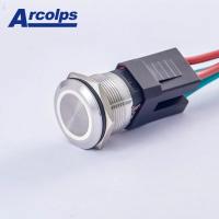 China 22mm 10A High Current Push Button Switch Waterproof Momentary Switch for sale