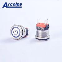 China 22mm 10A High Current Push Button Switch Waterproof Momentary Switch for sale