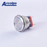 China Waterproof 25mm Push Button Switch High Current Momentary Switch Wear Resistant for sale
