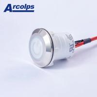 China 30mm 2A Momentary Metal Push Button Switch Waterproof High Temperature for sale