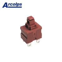 China High Quality Square Flat Head Push Button Switch Black Brown Durable Design for sale