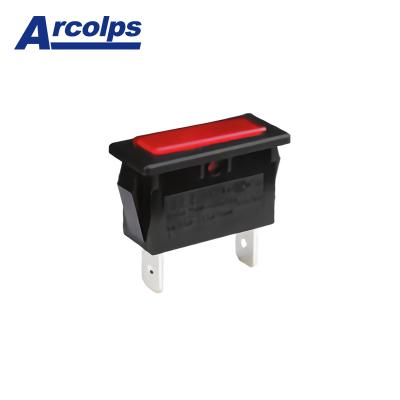 China LED Boat Rocker Switch Wear Resistant Square Plastic Case High Quality for sale