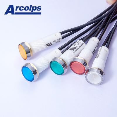 China Arcolps Pa66 Red/amber/green/blue/clear Rgb Cycle Indicator Light for sale