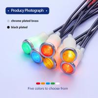 China High Visibility Green LED Indicator Light 230V 12mm Led Indicator for sale