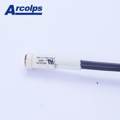 China Multi Color Plastic LED Indicator Light Red Amber Green Blue Colors IP65 Rated Various Voltages (230V-380V) for Automation for sale