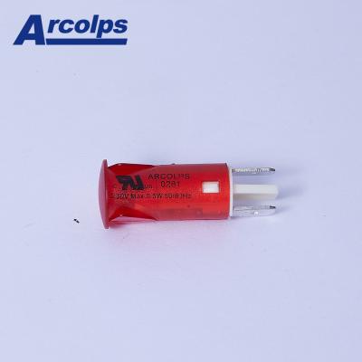China Industrial Grade Control Panel Indicator Light Various Voltage Ratings Plastic Neon or LED Types for Machinery for sale