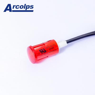 China For UL E513209 Red Neon LED Indicator Light Plastic Screw Terminal for Electrical Panels for sale