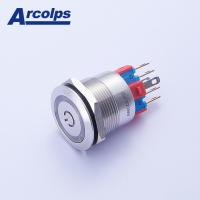 China Gold Plated Contacts 22mm Momentary Switch IP67 Momentary Push Button Switch for sale