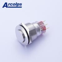 China Industrial Grade Emergency Stop Button Switch 22mm Red Mushroom Head Push Button for sale