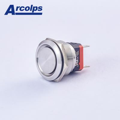 China UL Certified 250V High Voltage Illuminated Push Button Switch with Stainless Steel Housing and IP66 Protection for sale