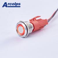 China Customizable High Current Push Button Switch 19mm Momentary Switch 10A 250V for sale