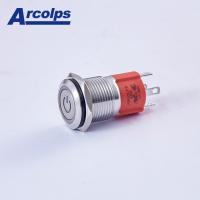 China 16MM Waterproof Momentary Push Button Switch 10A 220V Max Voltage for sale