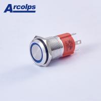 China 16MM Waterproof Momentary Push Button Switch 10A 220V Max Voltage for sale