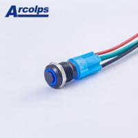 China IP66 3A 12mm Metal Push Button Switch High Temperature Push Button Switch for sale