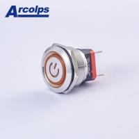 China High Temperature 10A Push Button Switch 25mm Push Button Light Switch for sale