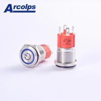 China High Temp High Current Momentary Switch LED Metal Push Button Switches for sale
