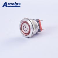 China Arcolps 22mm Momentary Push Button Switch 10A Max. Current 250V Max. for sale