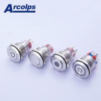 China Arcolps 22mm Metal Push Button Switch IP67 Momentary Metal Push Button Switch for sale
