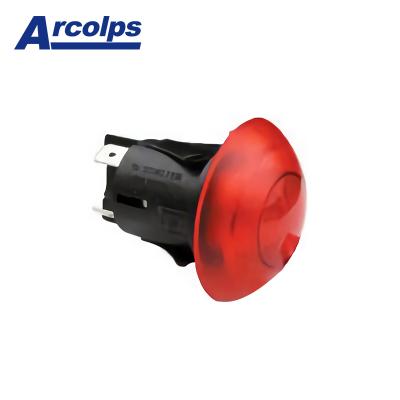 China Water Resistant 4-Pole 10A Plastic Push Button Switch for Harsh Industrial Environments for sale