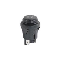 China Multi Color IP18 Rated Plastic Cap Push Button Switch with Quick Connect Termination for Electronic Devices for sale