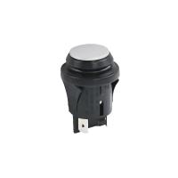 China Multi Color IP18 Rated Plastic Cap Push Button Switch with Quick Connect Termination for Electronic Devices for sale