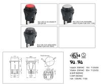 China Multi Color IP18 Rated Plastic Cap Push Button Switch with Quick Connect Termination for Electronic Devices for sale