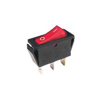 China Durable Illuminated Red Button Indicator Rocker Switch for Robust Industrial Control Systems for sale