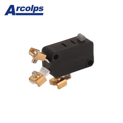 China Plastic Micro Switch with Stainless Steel Lever and IP40 to IP67 Rating for Up to 10 Million Cycles for sale