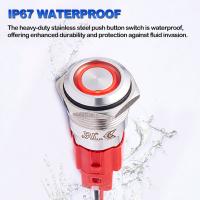 China IP65 16mm Momentary Push Button Switch 2A Waterproof Momentary Switch for sale