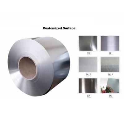 China Grade 304 Cold Rolled Stainless Steel Coil 1500mm Length for sale
