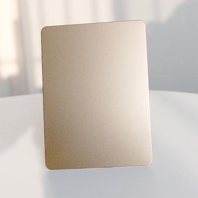 China 2438mm Length Sandblasted Stainless Steel Plate For Kitchen Cabinet Decor for sale
